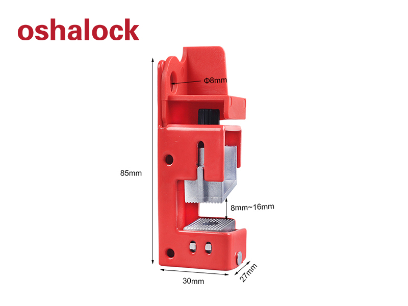 hi-voltage/hi-amperage Grip Tight Circuit Breaker Lockout with safety ...