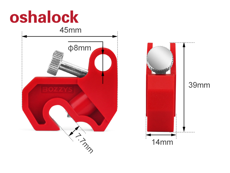 MCB Circuit Breaker Lockout - China Boshi Safety Padlocks