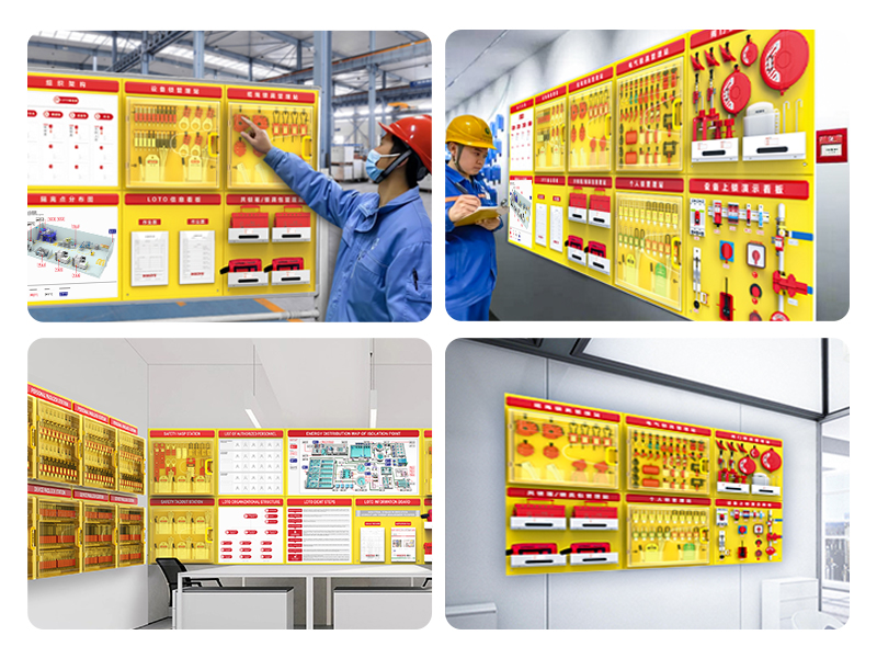 Open Visual lockout/tagout management board - Bozzys - Wenzhou Boshi ...