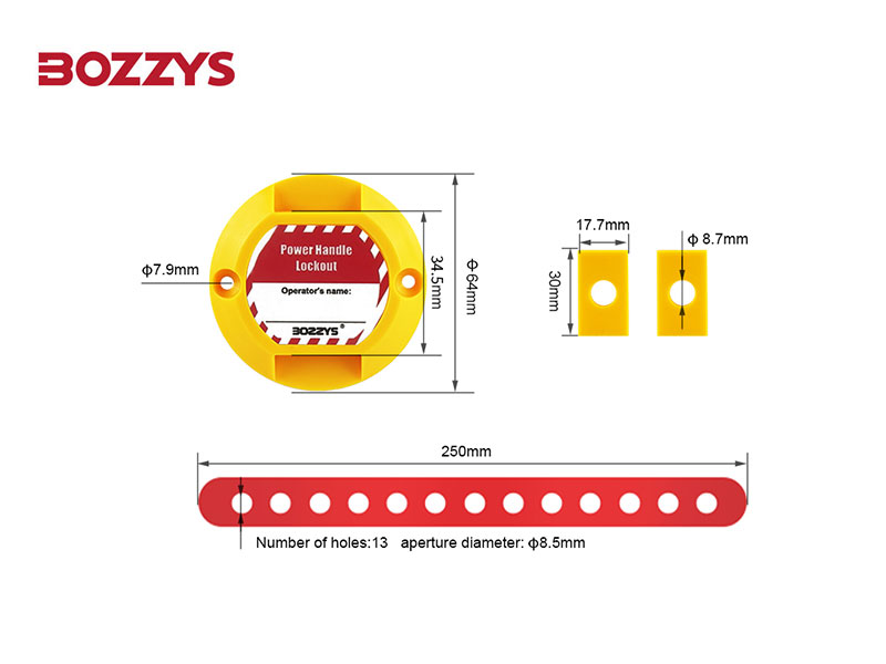 Large Electrical Panel Handle Lockout locks - China Boshi Safety Padlocks