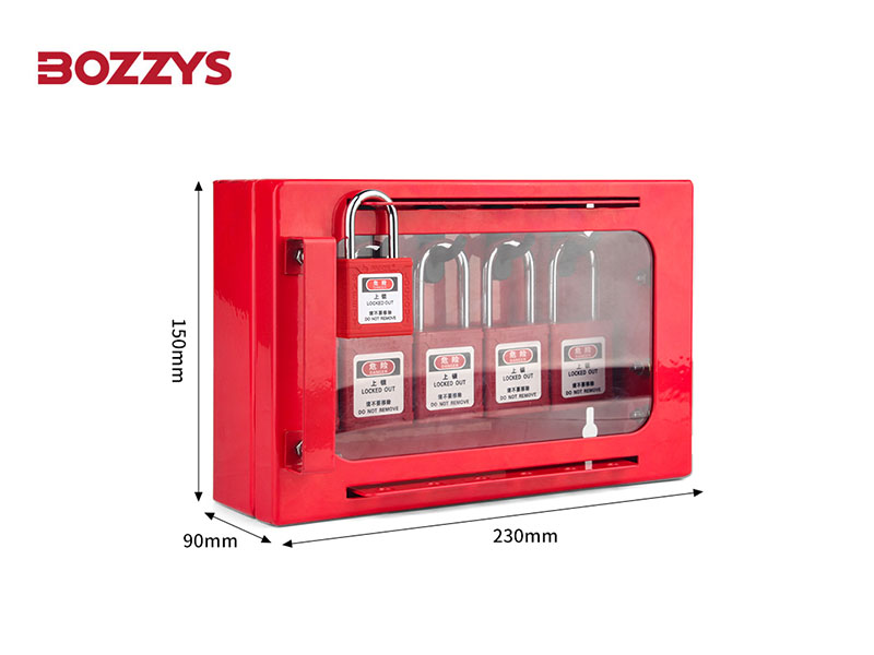 Wall mounted 12 locking holes lockout box X24 - Bozzys - Wenzhou Boshi ...