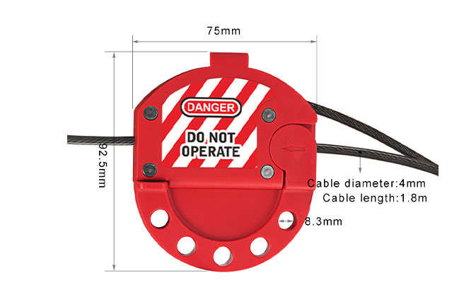 Adjustable Cable Lockout - Bozzys - Wenzhou Boshi Safety Products Co., Ltd.