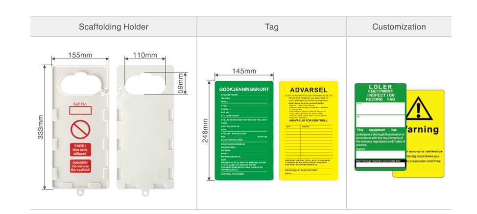 Multifunctional Scaffolding Tag - Bozzys - Wenzhou Boshi Safety ...