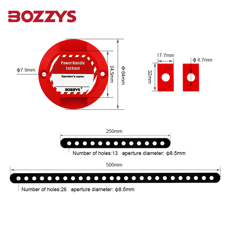 Large Electrical Panel Handle Lockout locks - Bozzys - Wenzhou Boshi ...