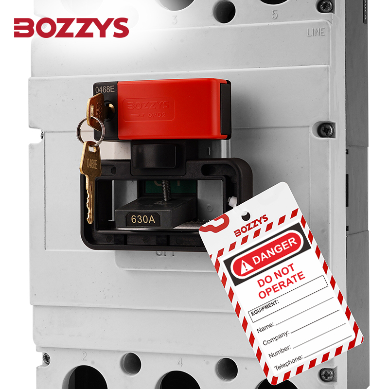 Self-locking clamp on breaker lockout - Bozzys - Wenzhou Boshi Safety ...