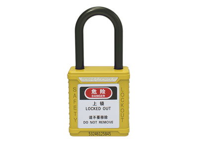 38mm Insulated safety padlock Yellow - Bozzys - Wenzhou Boshi Safety ...