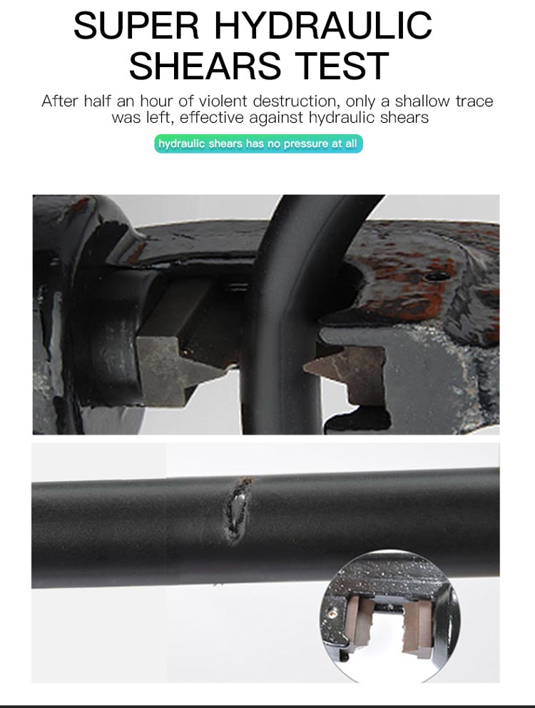 Alloy steel silicone U type lock PL-G1L - Bozzys - Wenzhou Boshi Safety ...